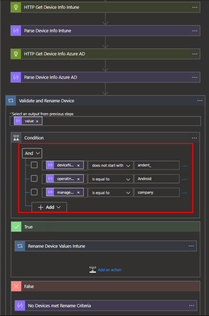 Intune Android device rename using Azure Monitor, Logic App, & Graph ...